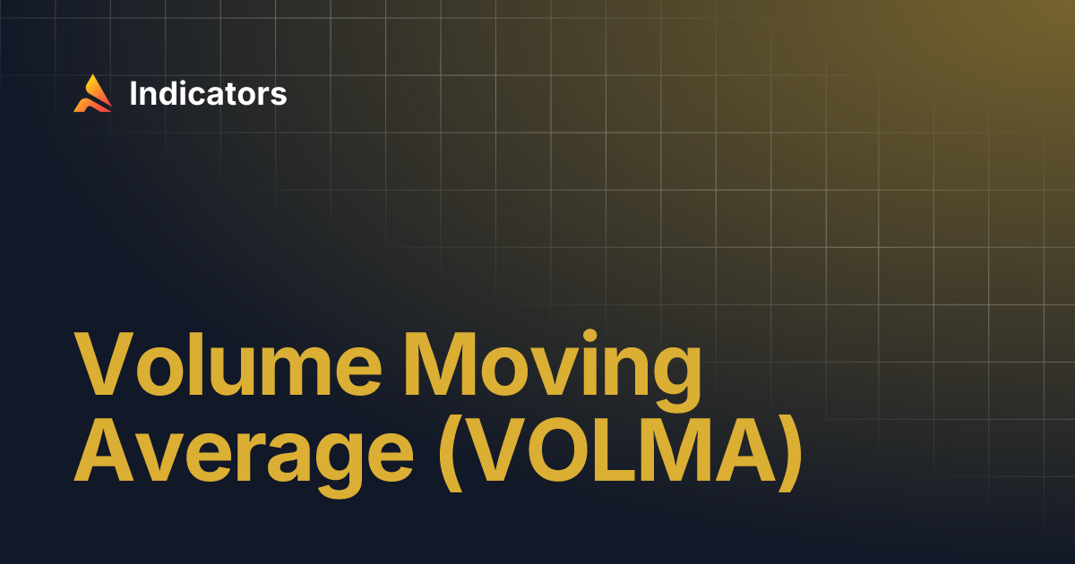 Volume Moving Average (VOLMA) | Indicators