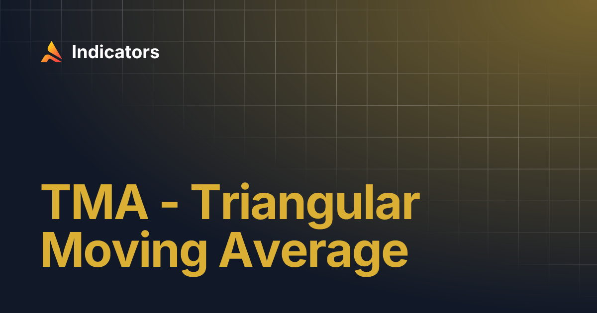 TMA - Triangular Moving Average | Indicators