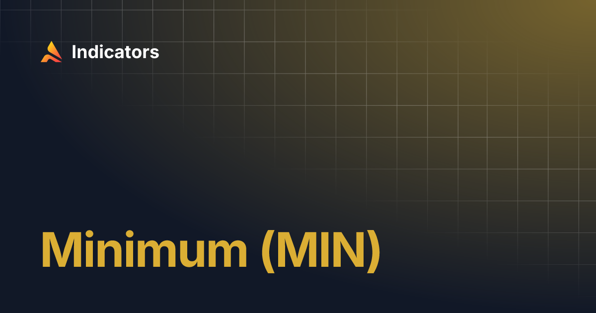 Minimum (MIN) | Indicators